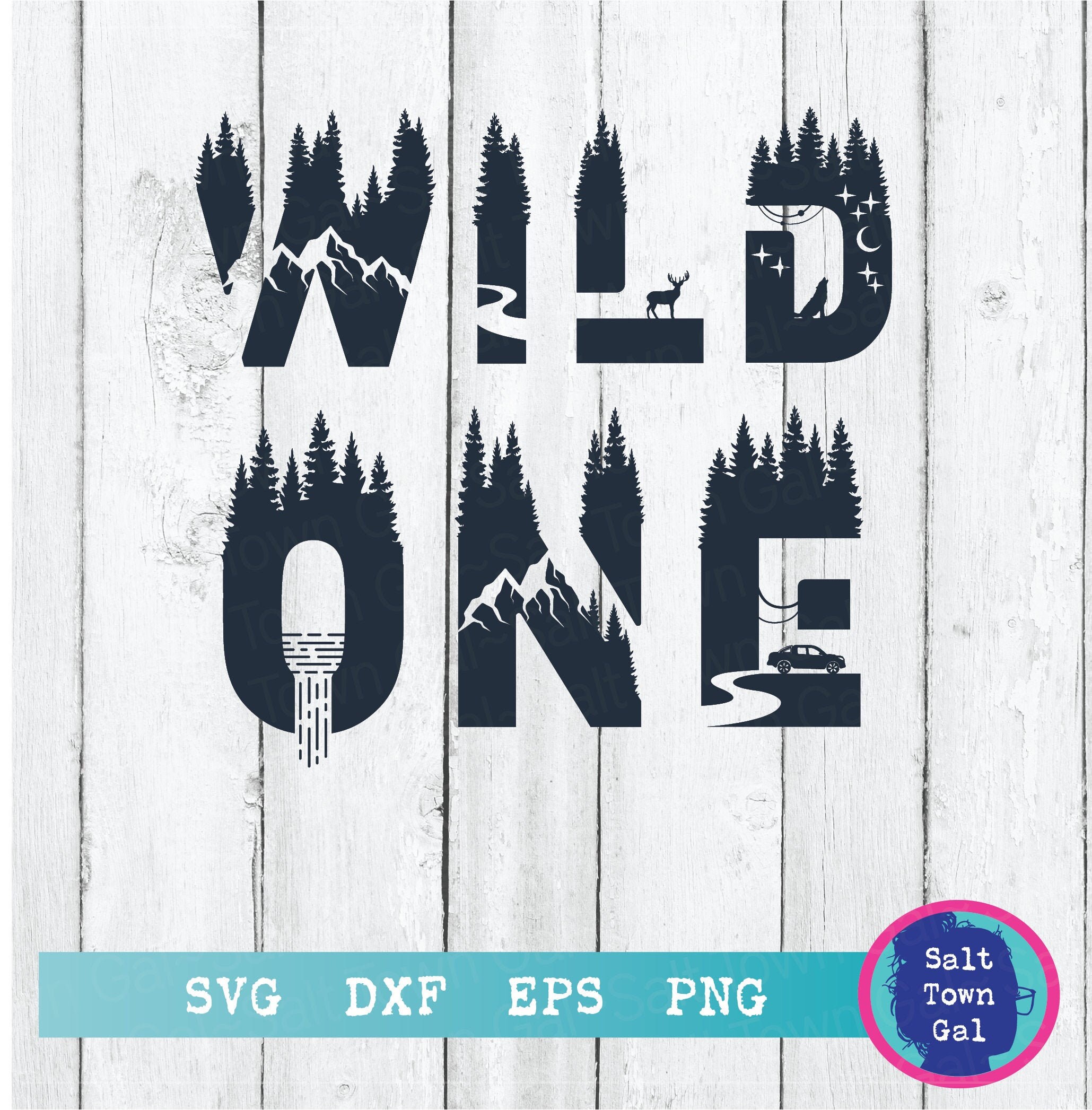 Wild One Svg-Wild Outdoors-Wild Soul-Camping PNG-Wild | Etsy