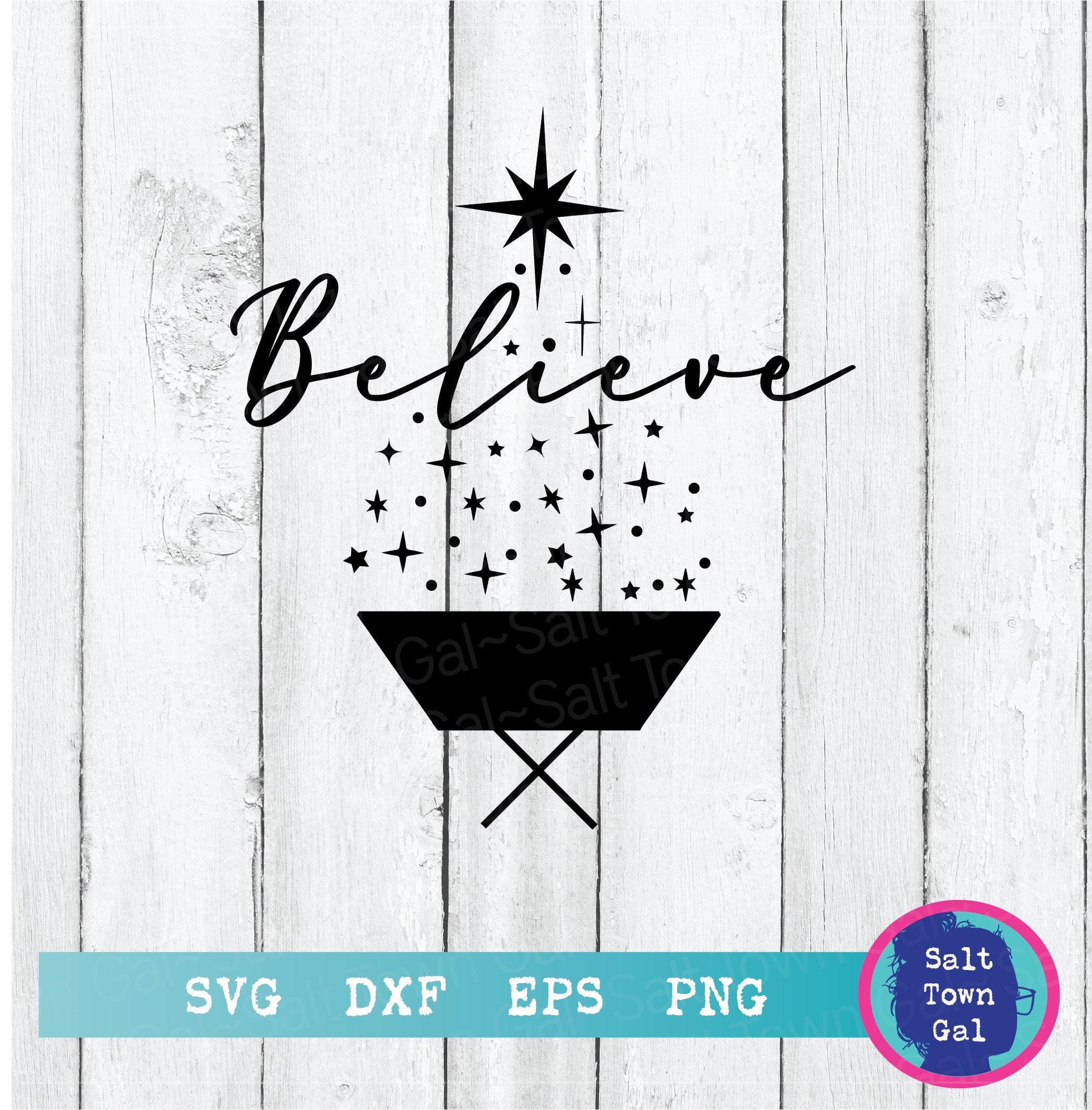 Believe Manger Svg-Christmas Manger Svg-Baby Jesus Svg-Child | Etsy