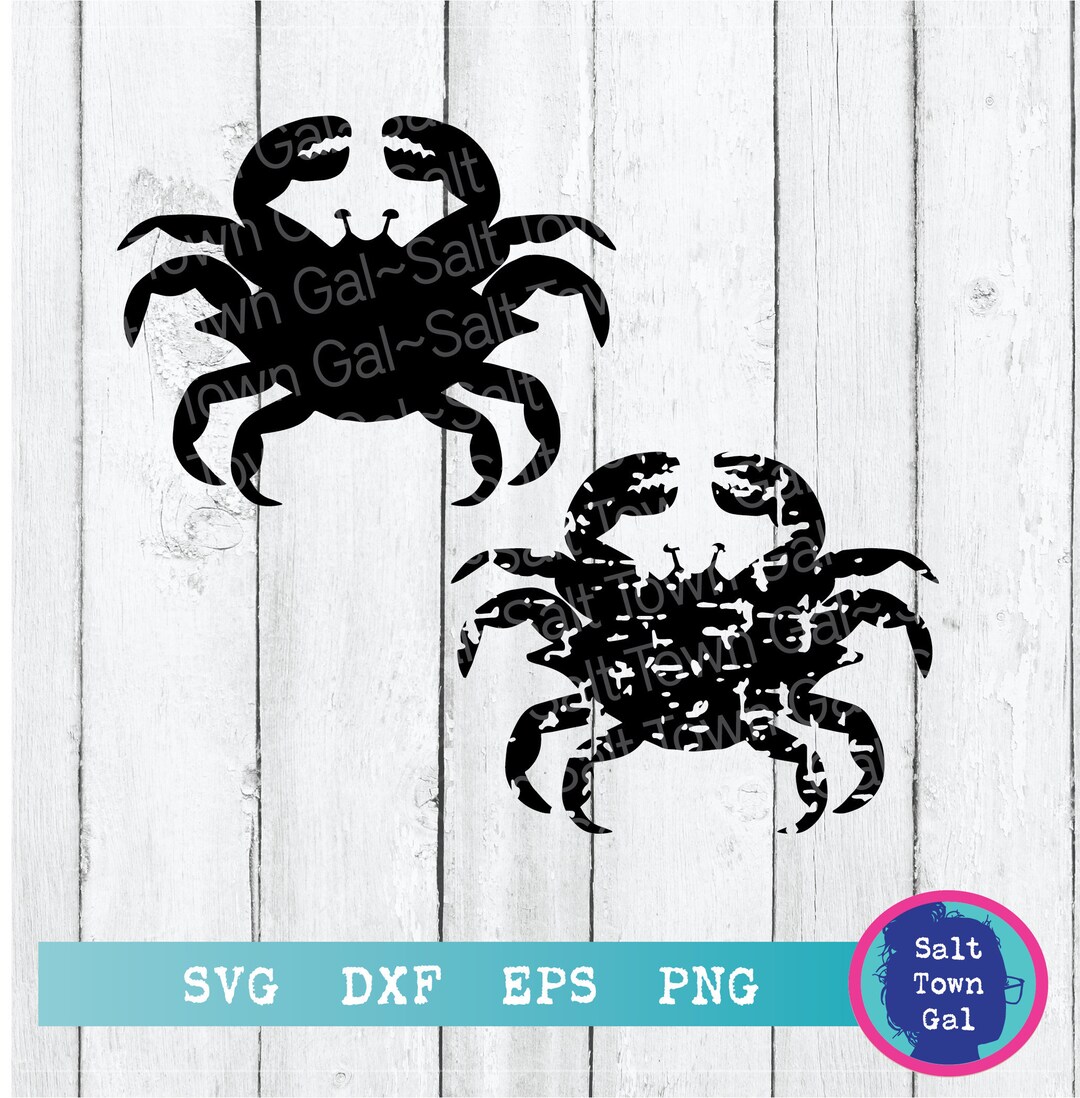 Crab Svg-crabs Svg-crab Png-crab Cut File-grunge Crab Svg-crab - Etsy
