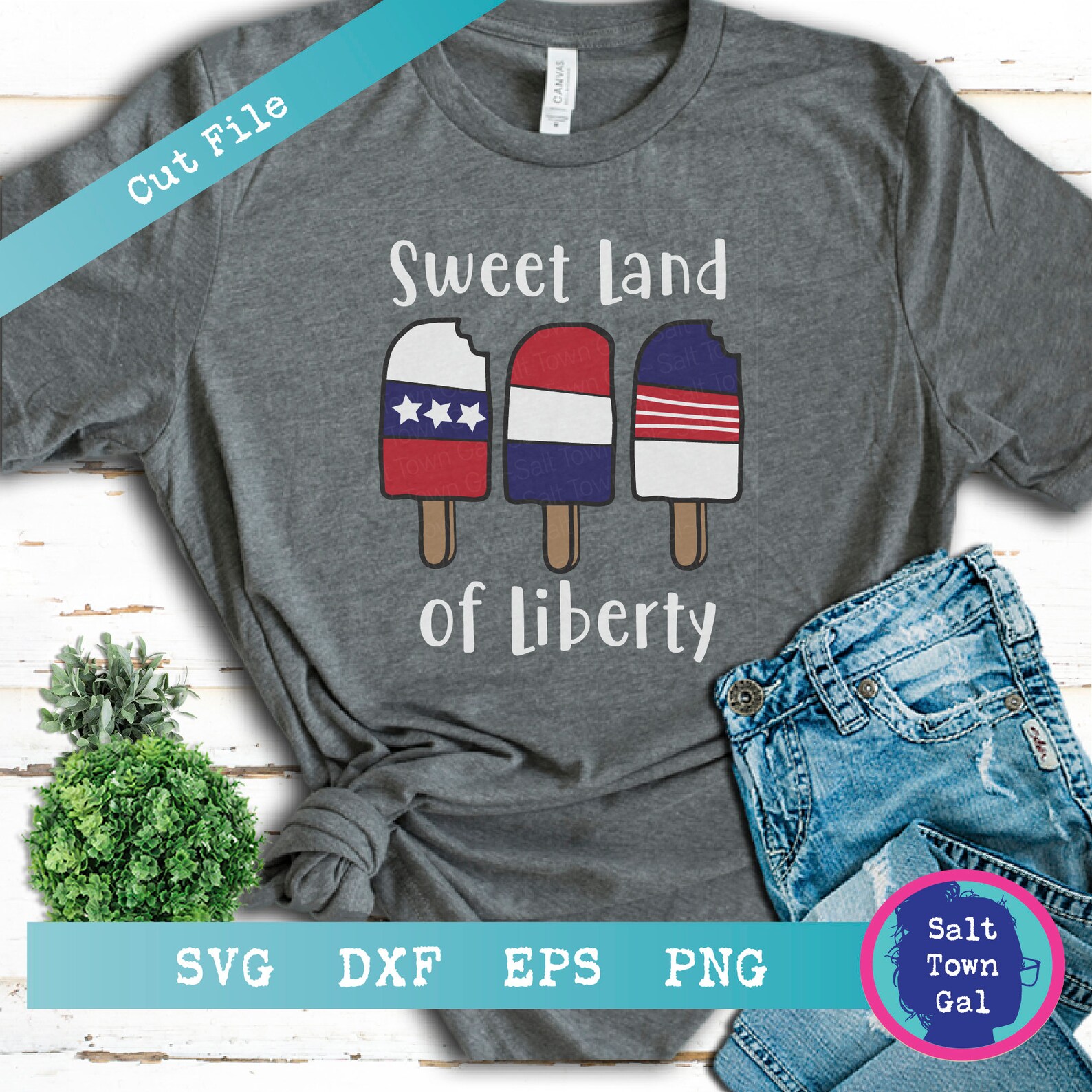 USA Popsicle-popsicle Svg-sweet Land of Liberty Svg-patriotic - Etsy