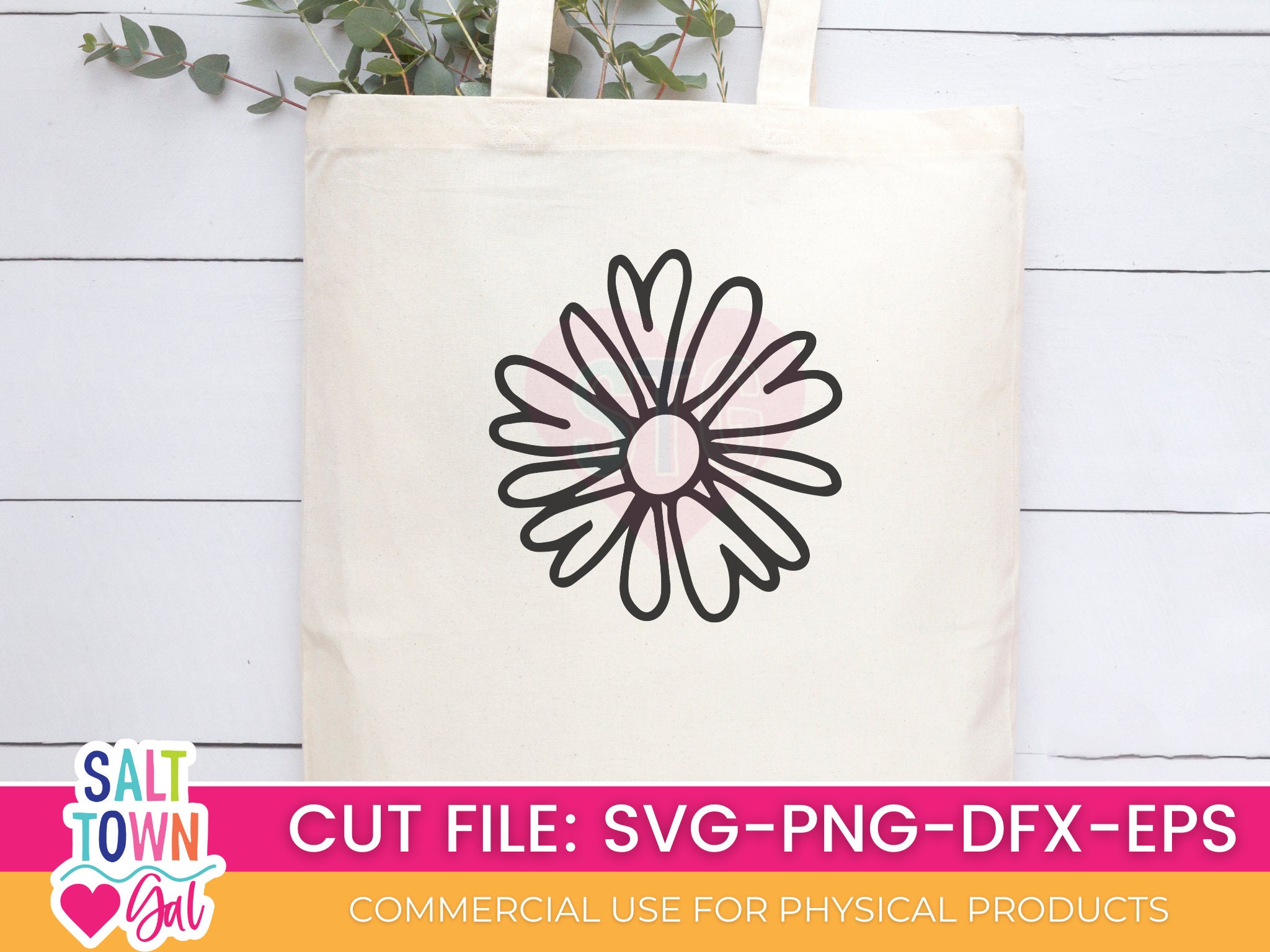 Daisy Svg-simple Daisy Svg-daisy Flower Svg-simple Daisy Cut - Etsy