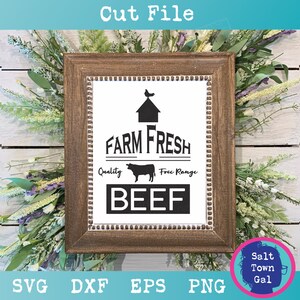 Beef Svg-beef Sign Svg-farm Fresh Beef Svg-beef Cut Svg-farm - Etsy