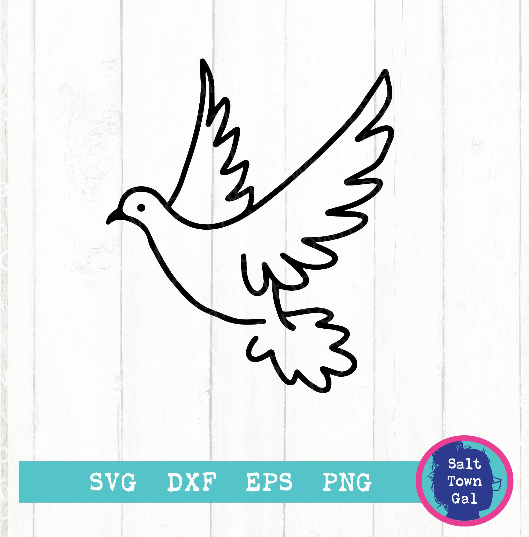 Dove Svg-dove Clip Art-dove Vector-bird Svg-religious - Etsy UK