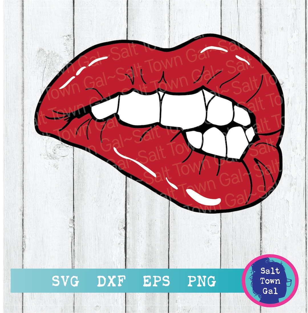 Lips Svg-biting Lip Svg-biting Lips Png-lips Png-lip Svg-kiss Svg-kiss ...