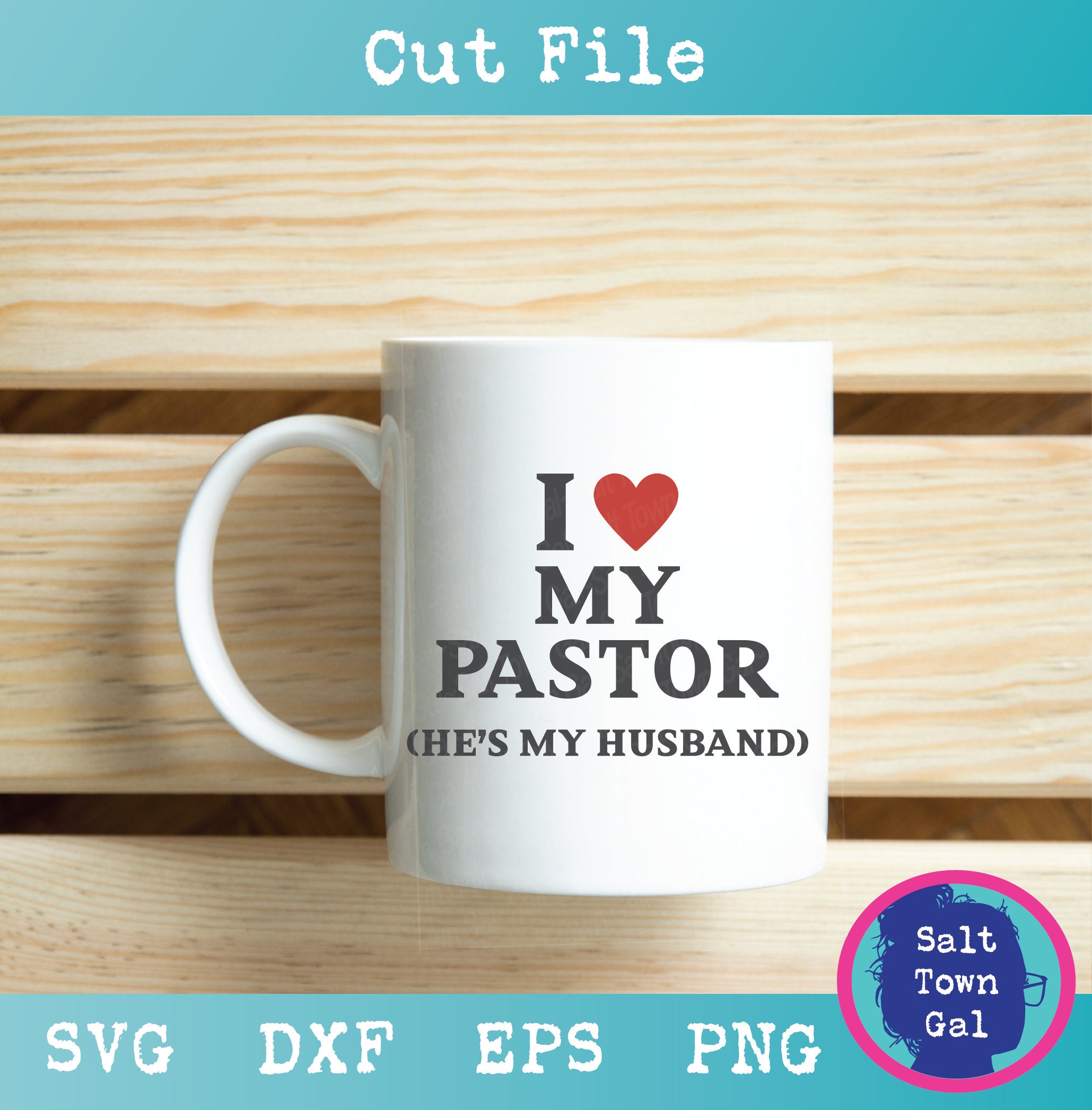 I Love My Pastor Svg-pastor Svg-pastors Wife Gift Svg-preacher - Etsy ...