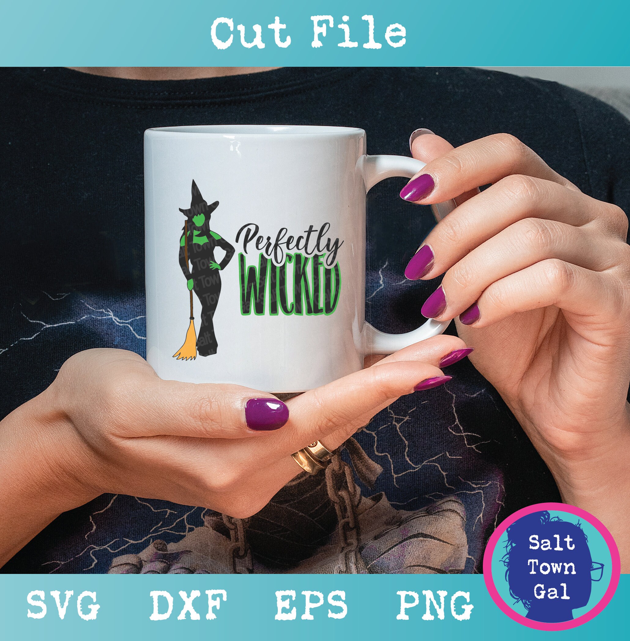 Wicked Svg-Perfectly Wicked Svg Wicked Witch Svg-Wicked | Etsy