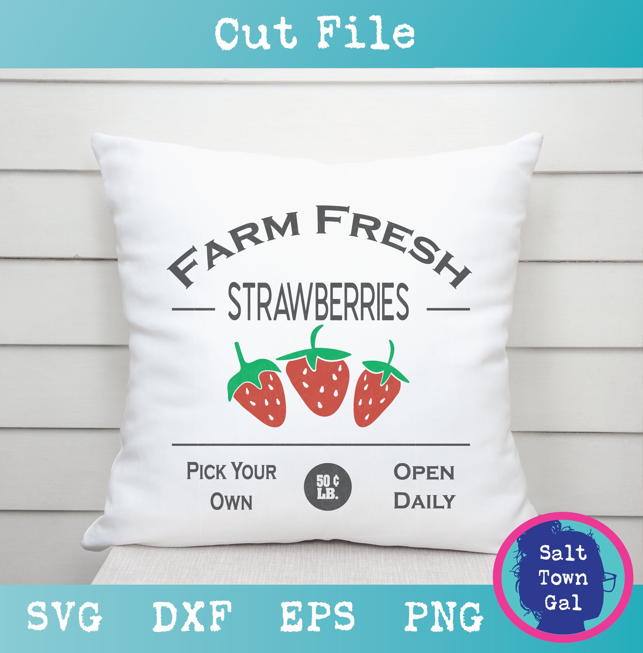 Farm Fresh Strawberries Svg-Strawberry Sign Svg-Pick Your Own | Etsy