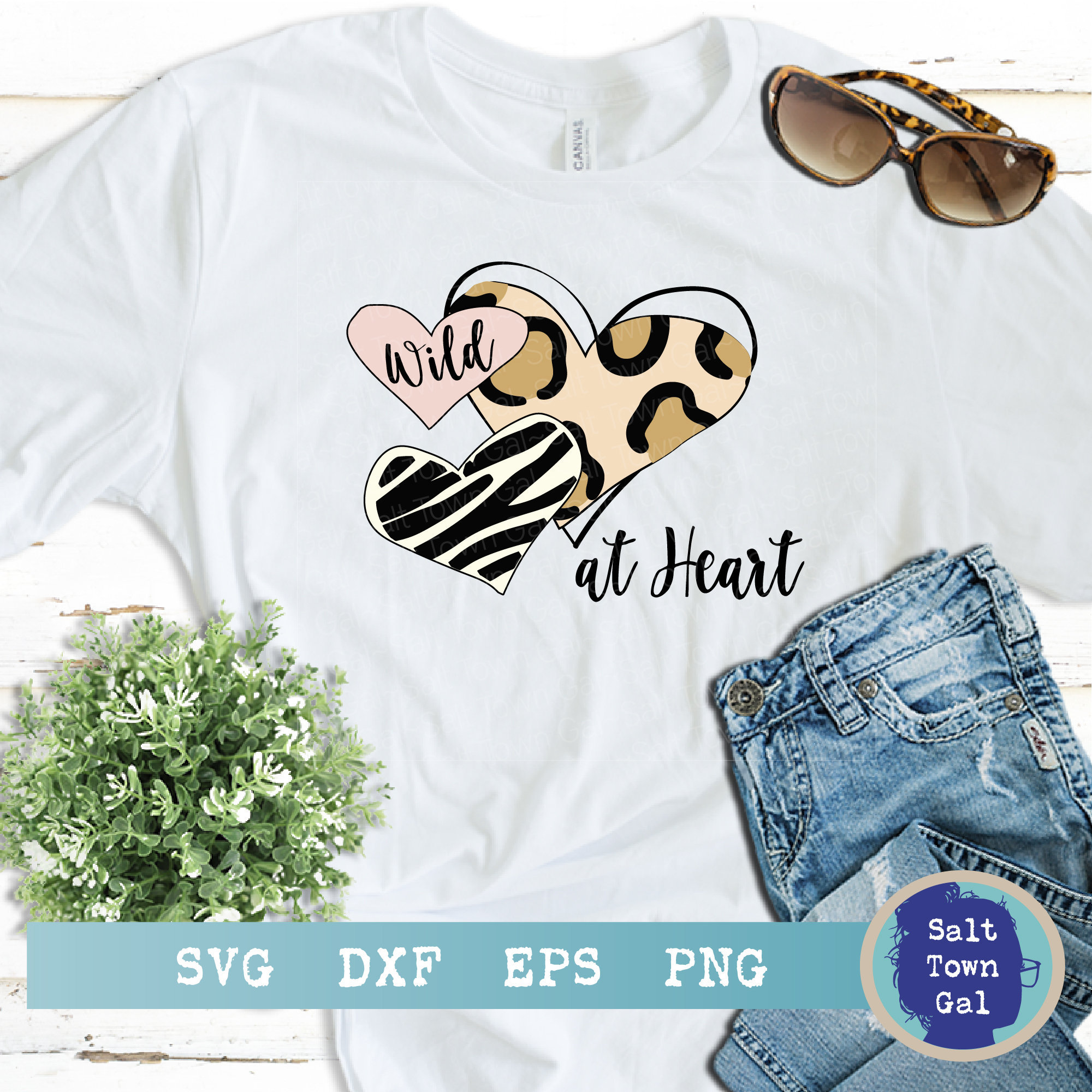 Wild at Heart Svg-hearts Svg-heart With Saying-love Heart | Etsy