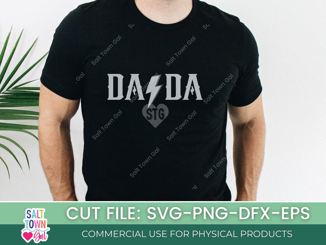 Dada Svg-rock N Roll Dad Svg-rock Band Dad Svg-dada Png-dad Rocks Svg ...