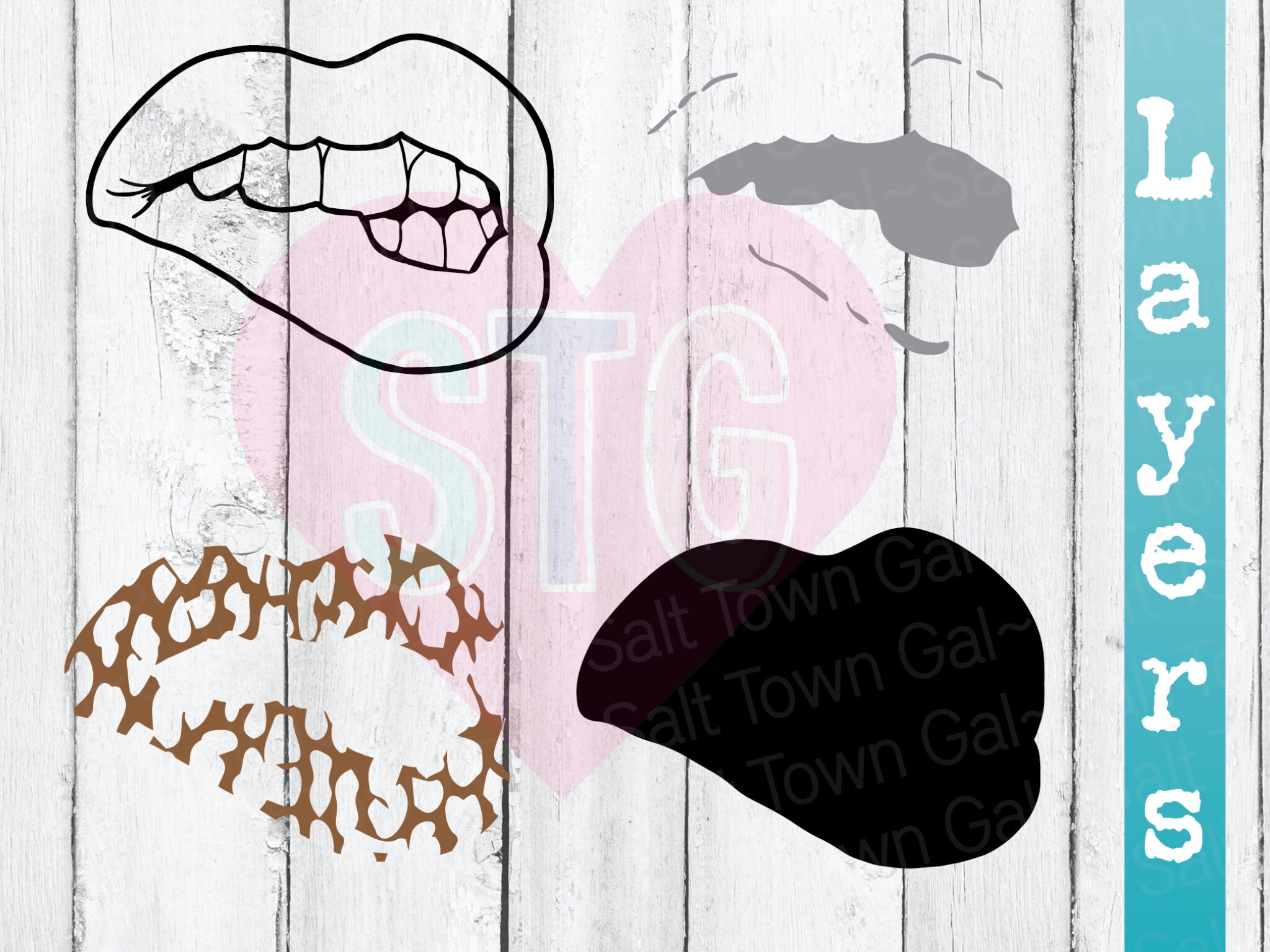 Lips Svg-biting Lips Svg-leopard Lips Svg-lip Svg-lip Biting - Etsy