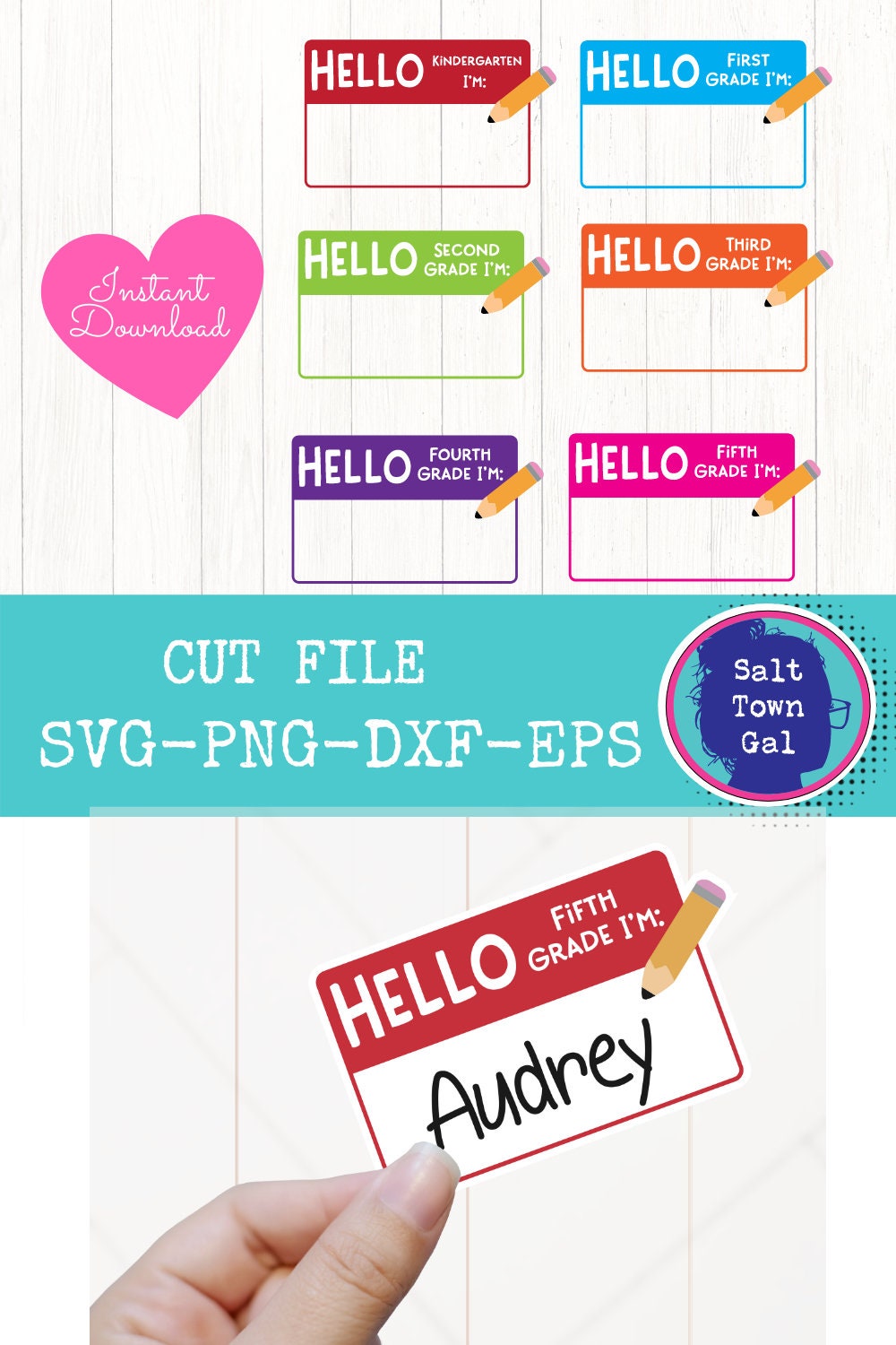 Hello Grade Svg-Hello My Name is Bundle-Hello Grade Shirt | Etsy