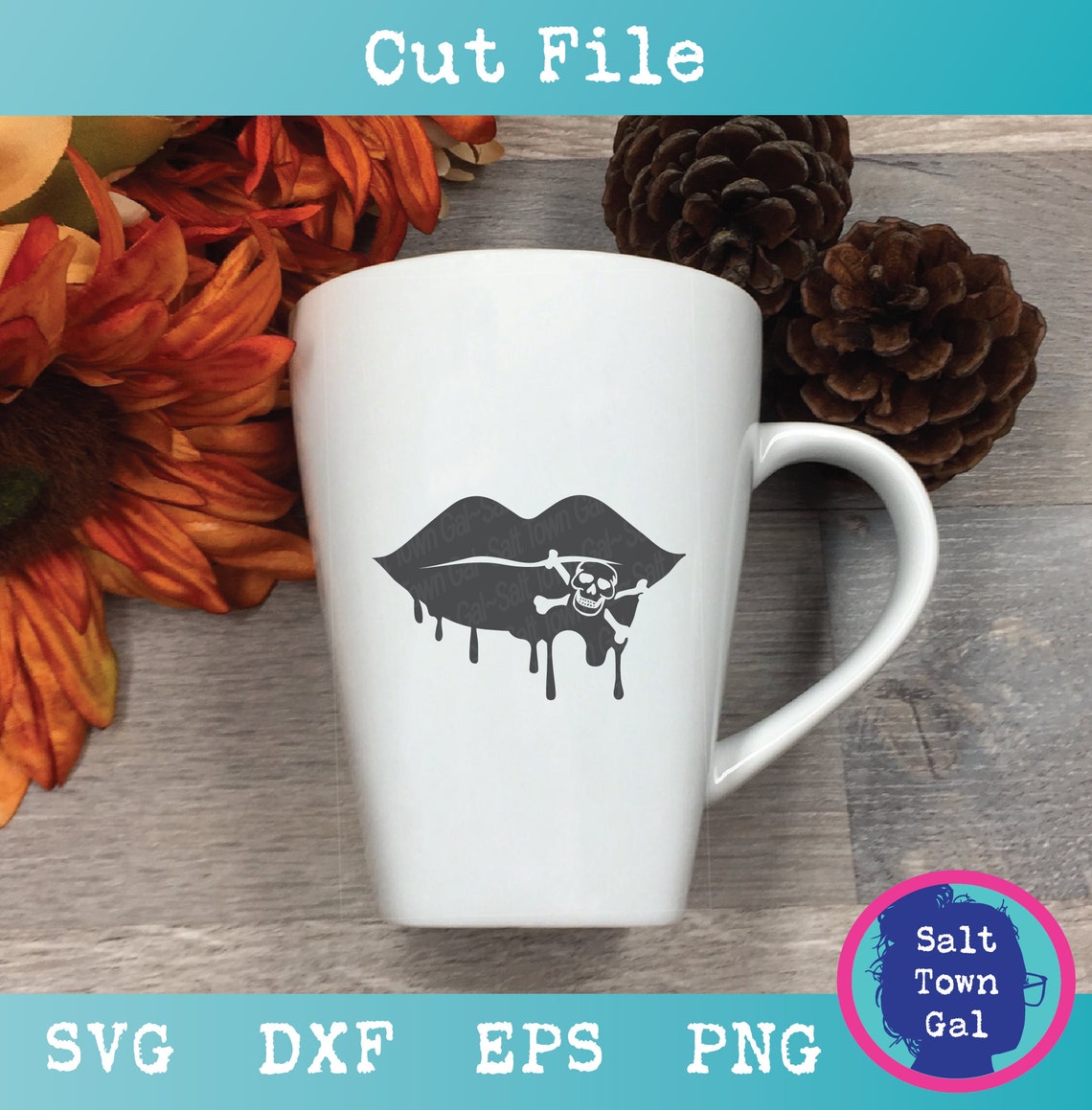 Kiss of Death Svg-pirate Kiss Svg-lips Svg-deadly Kiss - Etsy