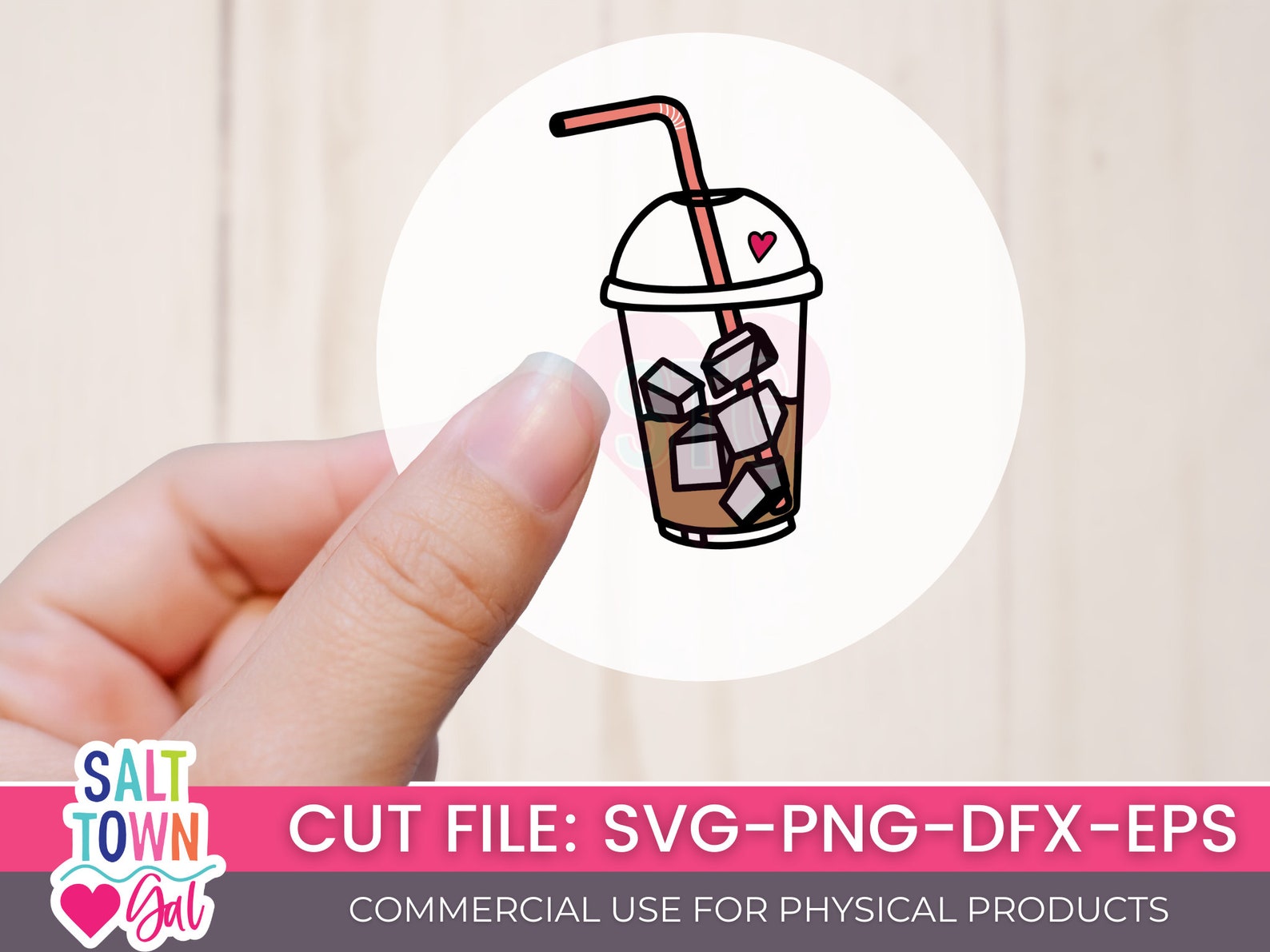 Iced Coffee Svg-iced Coffee to Go Svg-iced Coffee Png-iced - Etsy