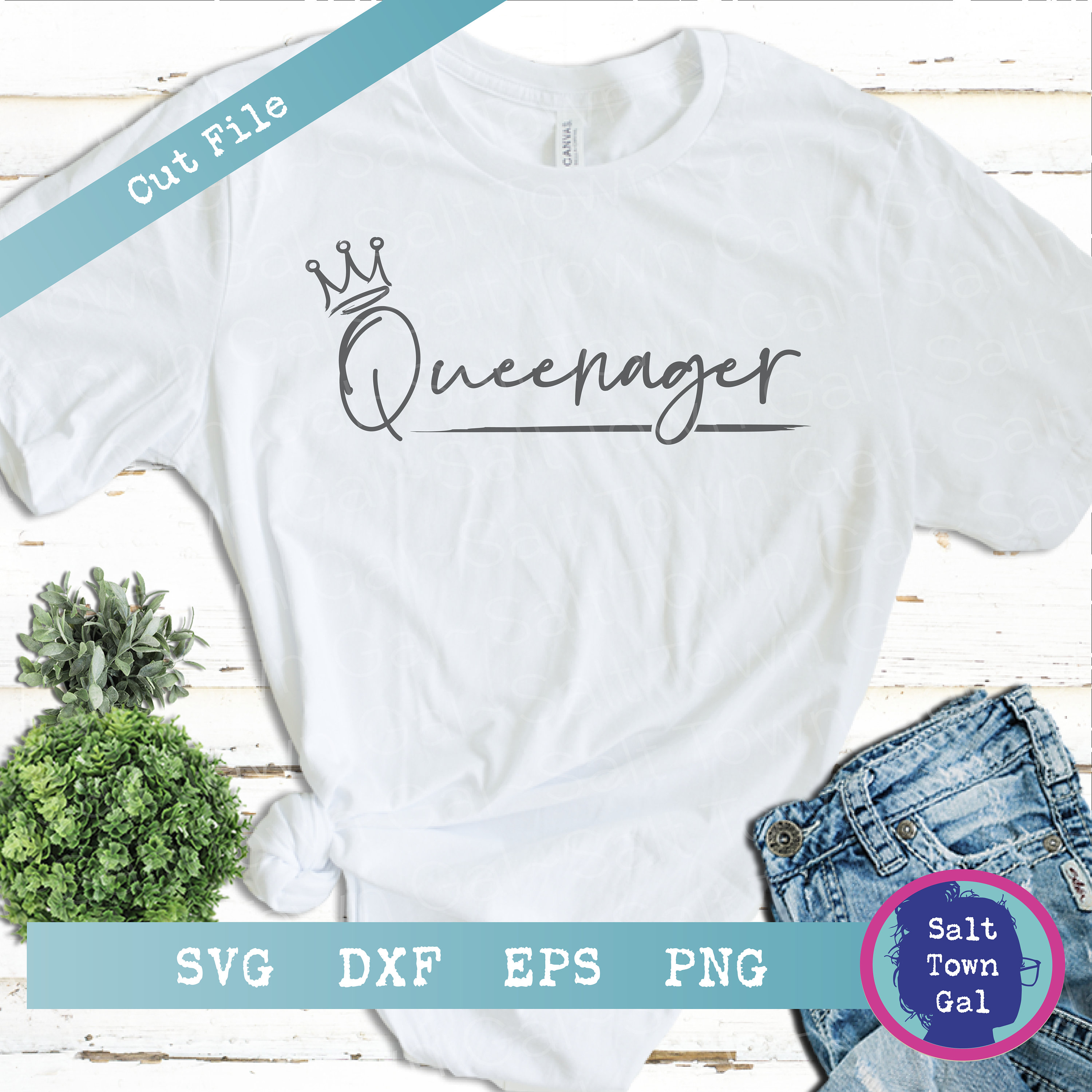 Queenager Svg-queen With Crown Svg File-senior Shirt - Etsy Australia