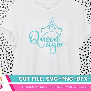 Queen-ager Svg-queen With Crown-senior Lady Shirt Design-birthday Queen ...