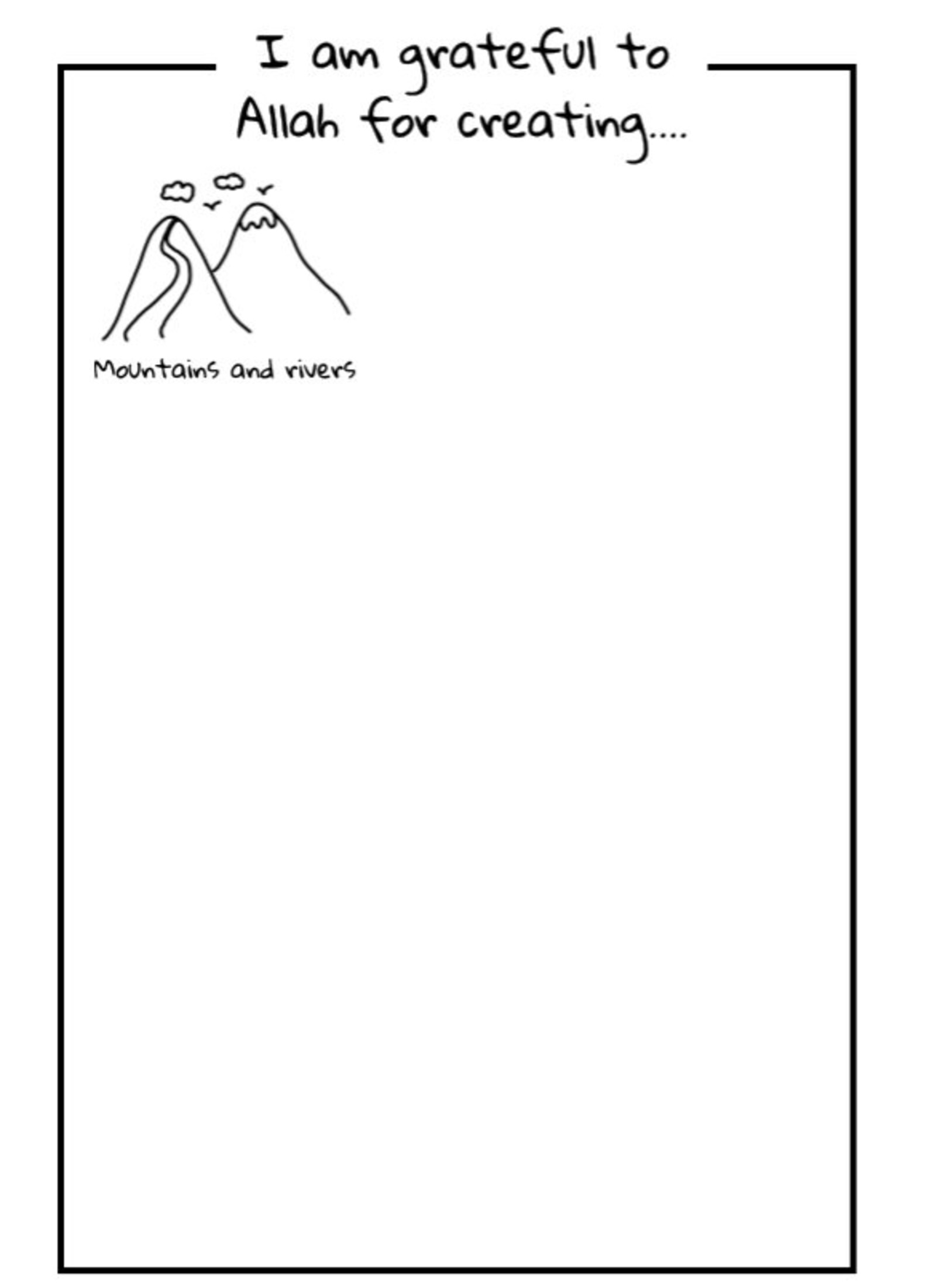 Islamic Journal for Children Hadith and Reflection for Kids | Etsy