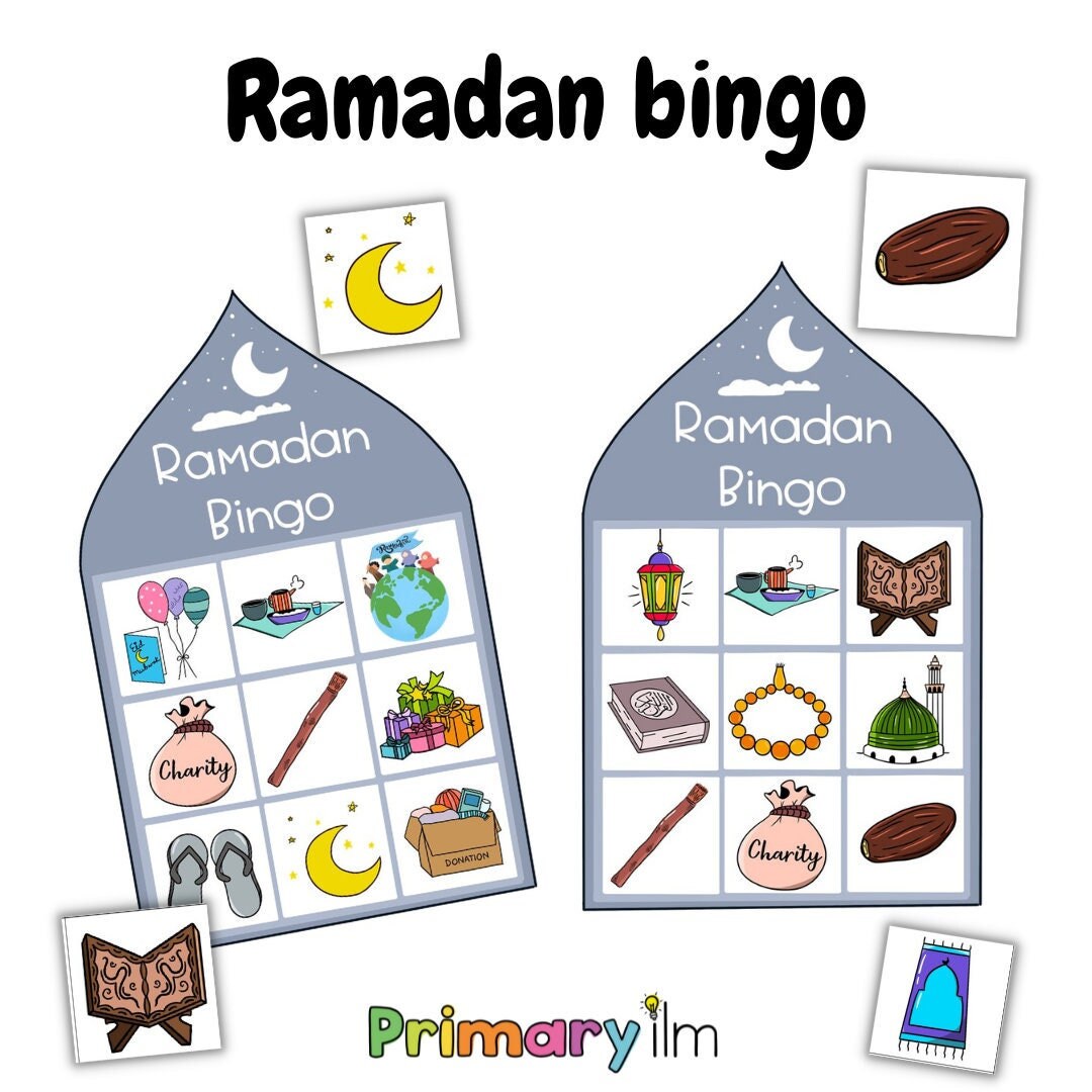 Ramadan Bingo | Ramadan Bingo Game | Ramadan Bingo Boards | Ramadan ...