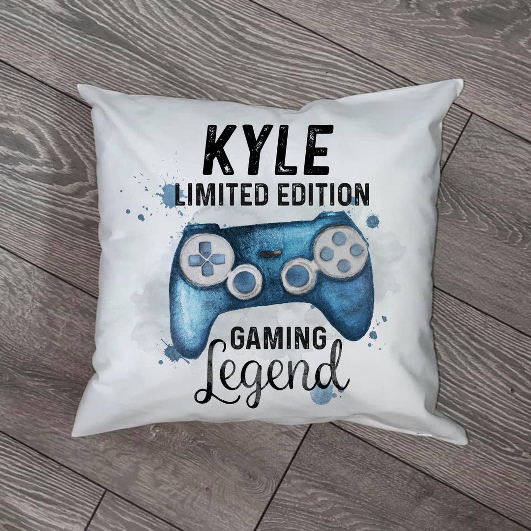 Personalised Gamer Cushion. Gaming Legend, Gifts for Him. - Etsy
