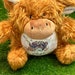Personalised Highland Cow. Mumbles Soft Toy. - Etsy UK