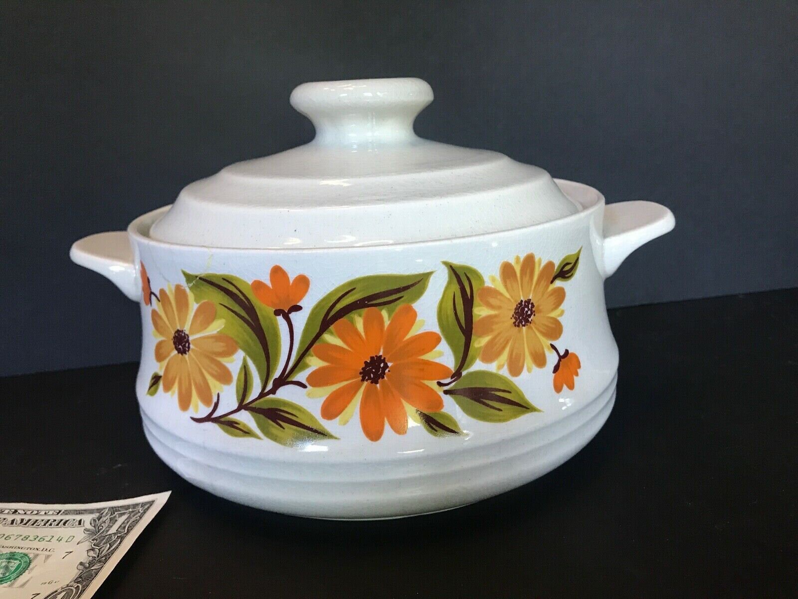 Vintage Capri Bake Serve'n Store Stoneware Casserole Dishes In Sweet ...