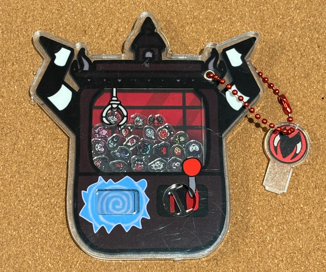 MADE TO ORDER Helluvaboss Imp Building Gascha Keychain - Etsy