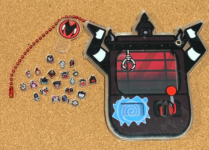 MADE TO ORDER Helluvaboss Imp Building Gascha Keychain - Etsy