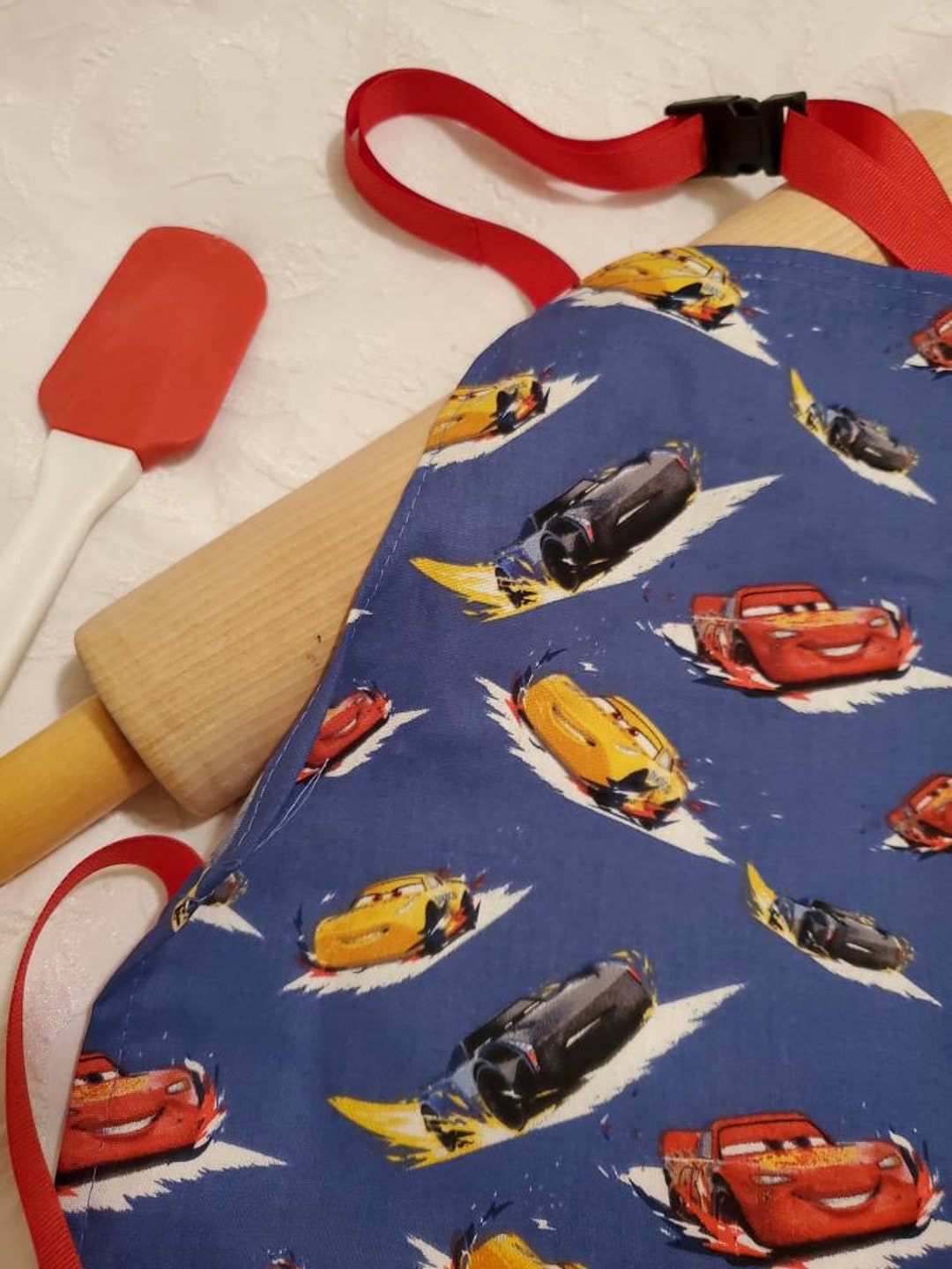 Child Apron CARS Toddler Apron 2 Sizes 2-4 N 4-8 - Etsy
