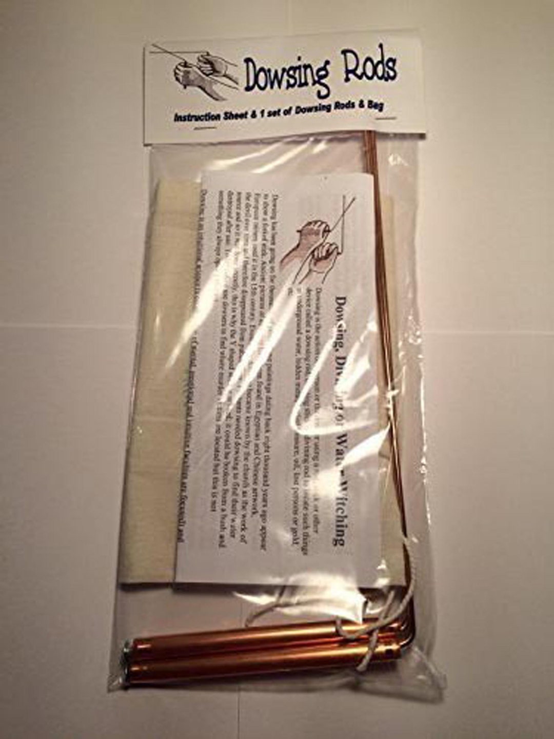 Copper Handled Dowsing Rods W/bag Made in the Psychic City of Cassadaga ...