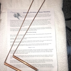 Copper Handled Dowsing Rods Made in the Psychic City of Cassadaga - Etsy