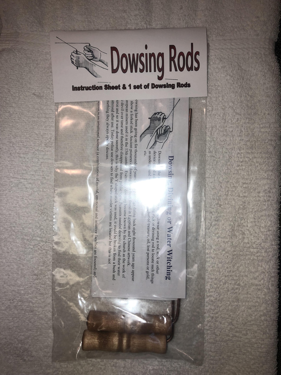 Wooden Handled Dowsing Rods Made in Cassadaga Florida - Etsy