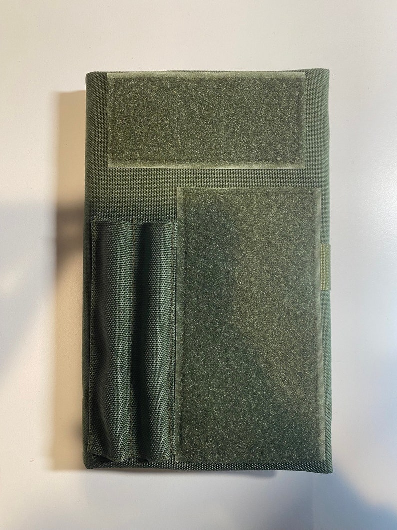 Handmade Military Green Notebook Cover: Heavy Duty Nylon - Etsy