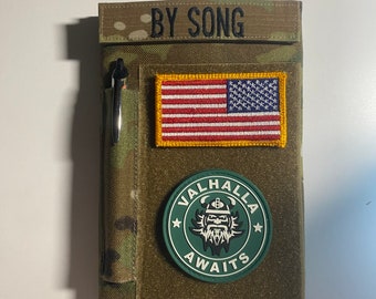 Book Cover for Green Journal 5x8 With Hook/loop Closure Military ...