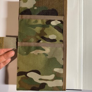 Handmade Military Green Book Cover: Waterproof Nylon (5-1/2” X 8“) - Etsy