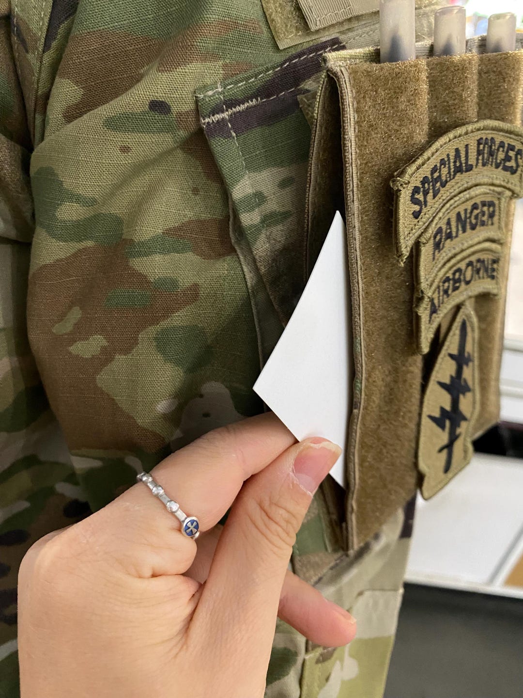 OCP Summer Uniform Attach Pocket Patch / Card Pocket, Pen Holder, 6 ...