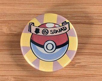 Pokeball Button - Etsy