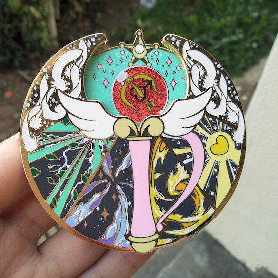 Crystal Change Rod 3 Hard Enamel Spinner Pin - Etsy