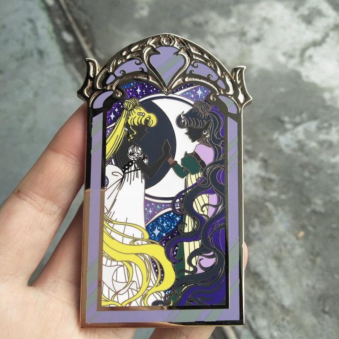 Lunar Eclipse Glow-in-the-dark 3.5" Hard Enamel Pin - Etsy