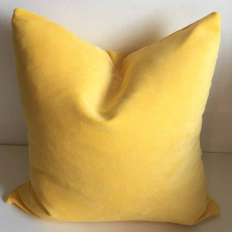 Yellow Throw Pillow - Etsy