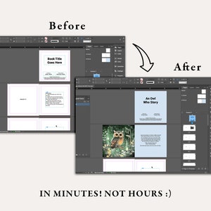 Indesign Templates for Children's Book Formatting - Etsy