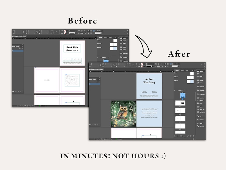 Indesign Templates for Children's Book Formatting - Etsy