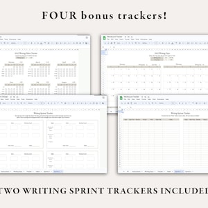 ULTIMATE Word Count Tracker | 2024 Spreadsheet for Writers | Nanowrimo ...