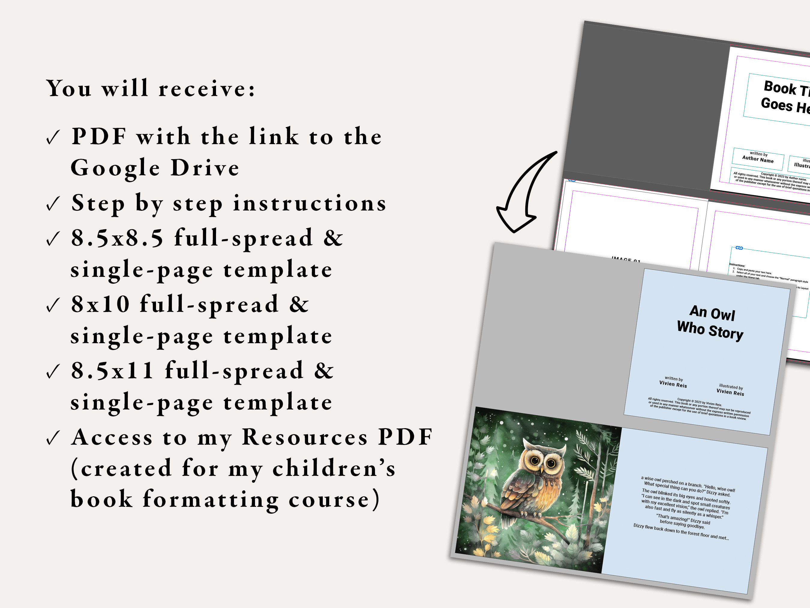 Indesign Templates for Children's Book Formatting - Etsy