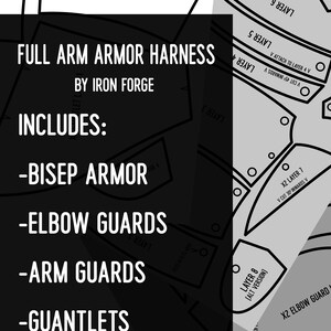 Basic Foam FULL Leg Armor Pattern, DIY Instant Digital Templates - Etsy ...