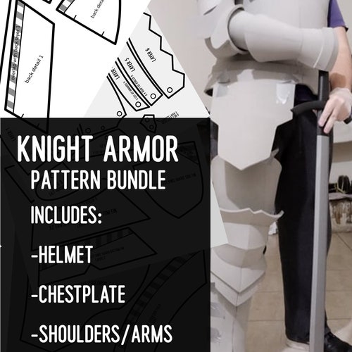 Knight Armor Set / Full Bundle of Patterns original Design - Etsy