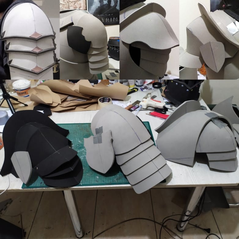 Shoulder Armor Pattern Bundle (original Designs) - Etsy