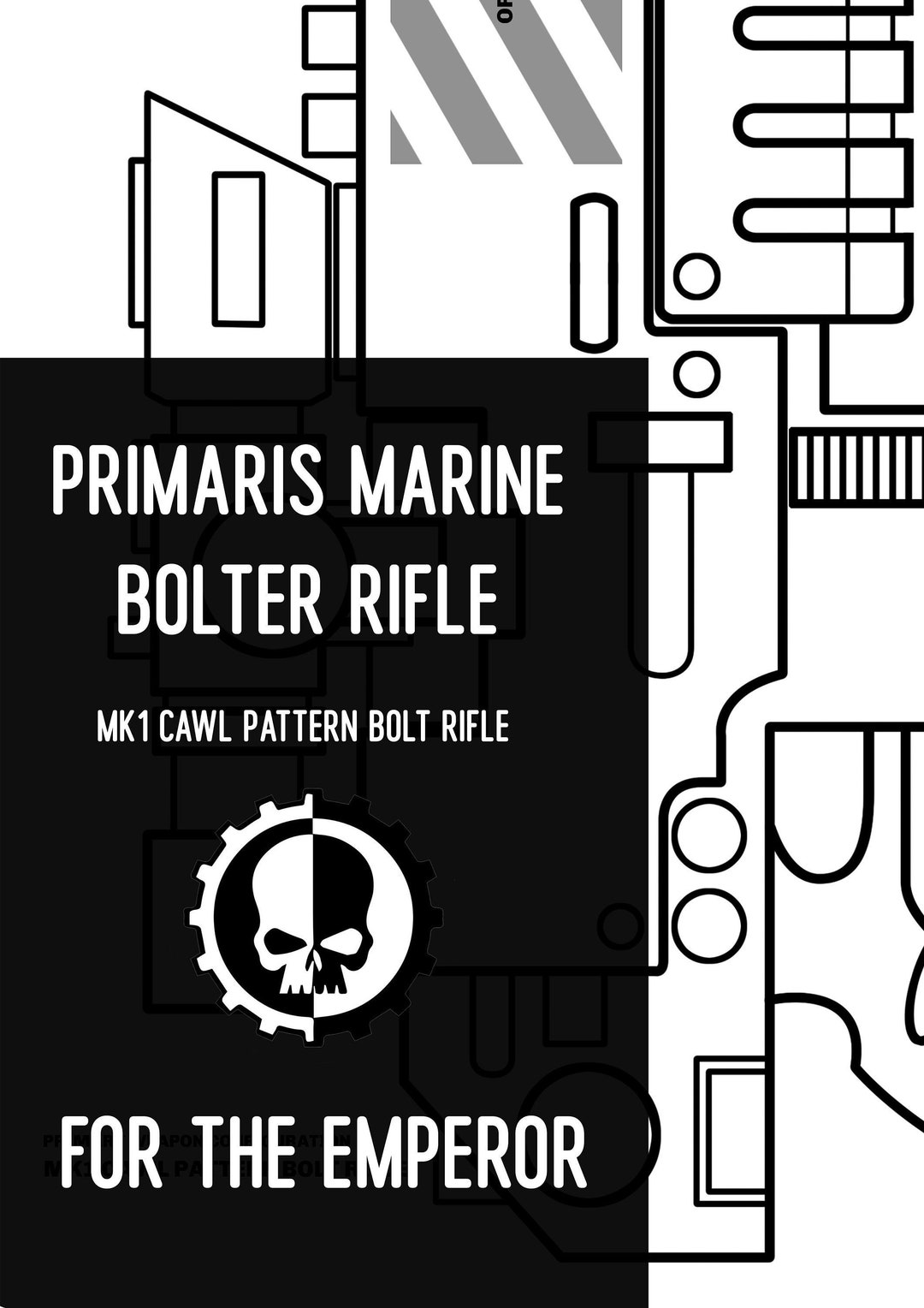 Warhammer 40k Primaris Marine Bolt Rifle - Etsy