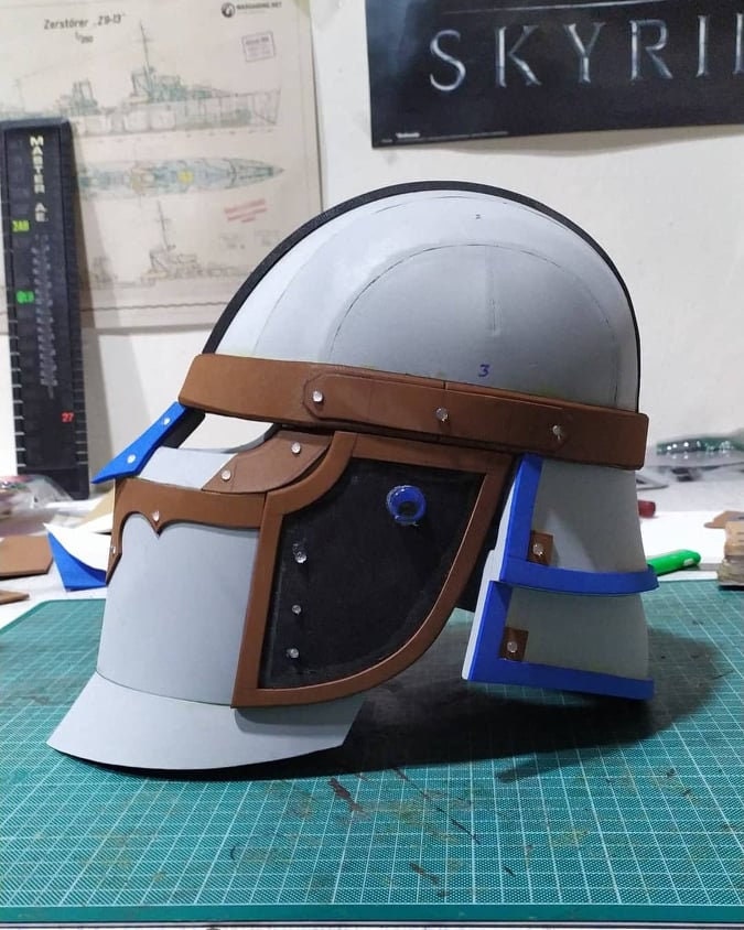 Hal Redguard's Helmet / Mercenary Helmet / Guard Helmet (original ...