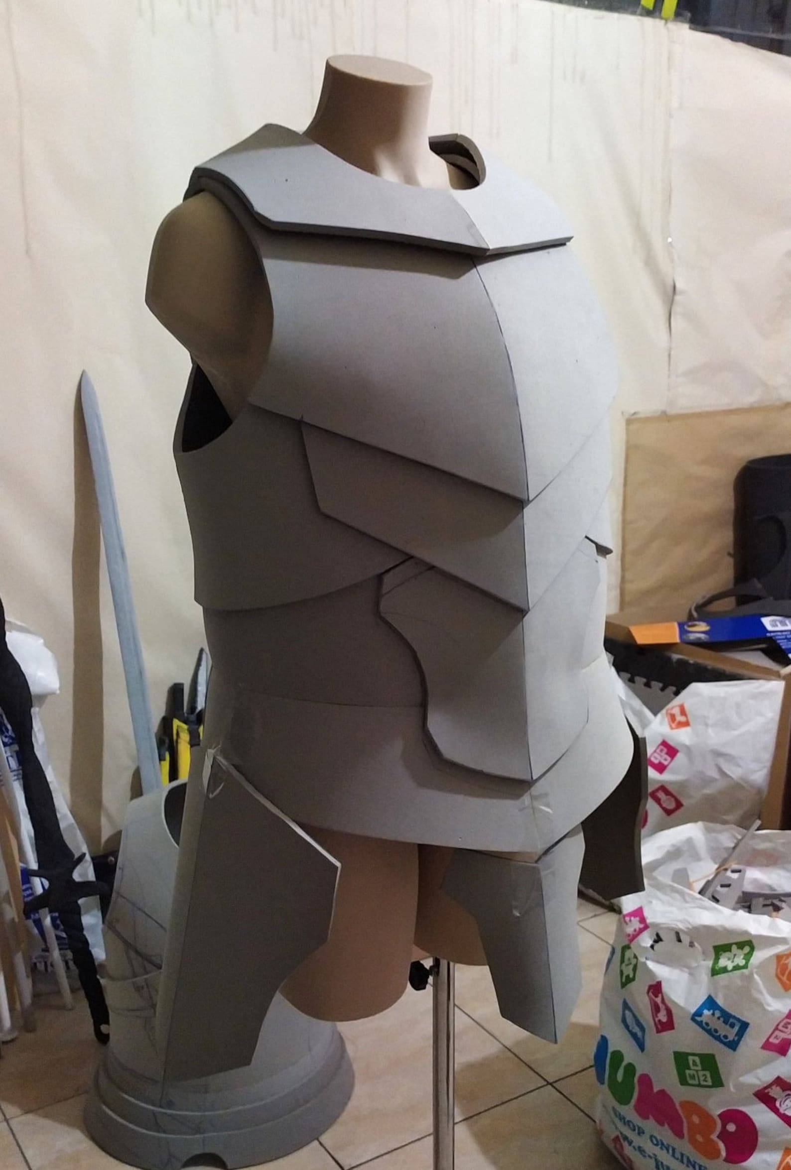 Chest plate armor patterns includes three armor designs | Etsy