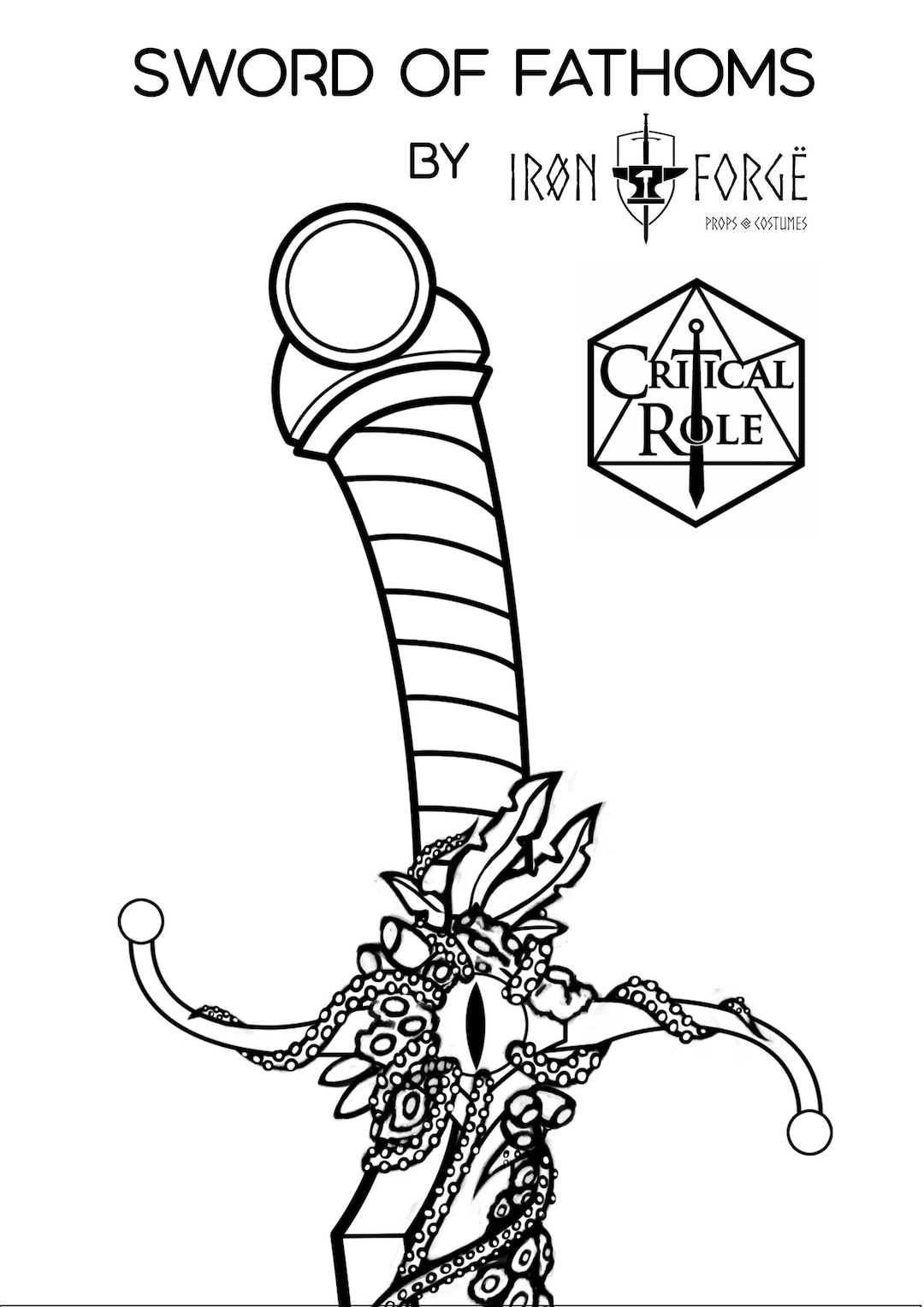 Critical Role Fjord's Sword of Fathoms (prop Patterns) - Etsy