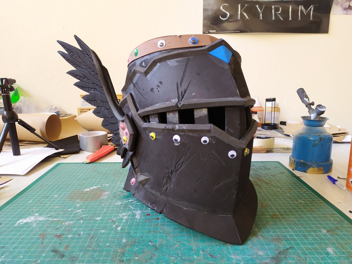 Knight-paladin Foam Helmet Patterns (ORIGINAL DESIGN) - Etsy